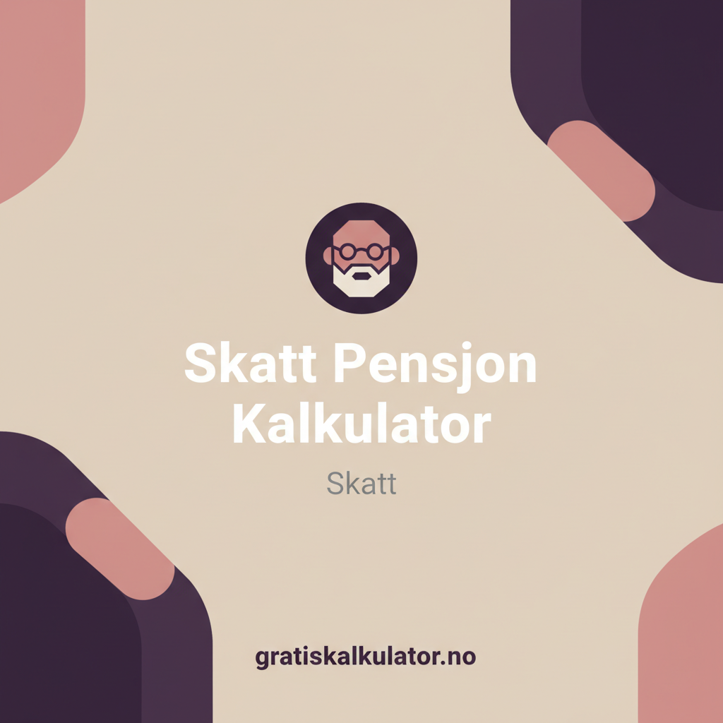Skatt Pensjon Kalkulator 2026 – Beregn Skattetrekk